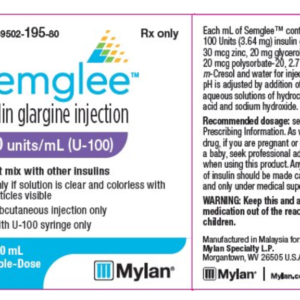 Semglee Insulin Glargine for Cats- 1Family 1Health Pharmacy