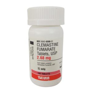 Clemastine Fumarate Tablets 2.68mg - 1Family 1Health Pharmacy