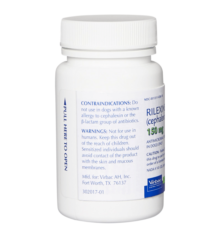 Rilexine (Cephalexin) Chewable Tablet for Dogs | 1Family 1Health Pharmacy
