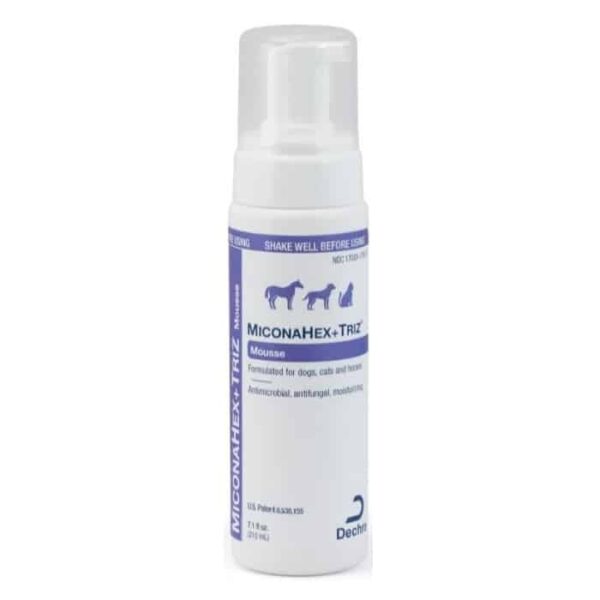 MiconaHex+Triz Mousse 7.1 Oz. for Dogs & Cats | 1Family 1Health Pharmacy