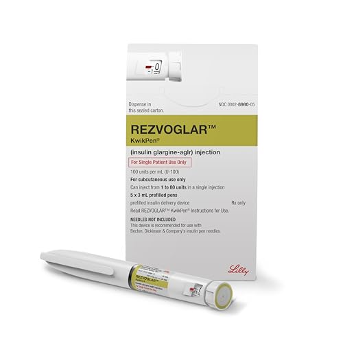 Rezvoglar Kwikpen (Insulin Glargine) Injection 100units/ml 3ml Pen ...