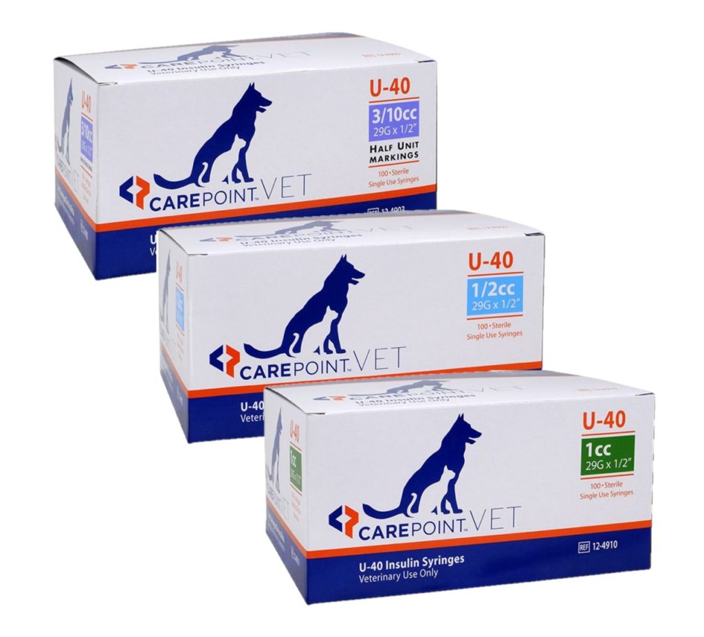 Carepoint Insulin Syringes U40 29G x 0.5in 100Ct. - 1Family 1Health ...