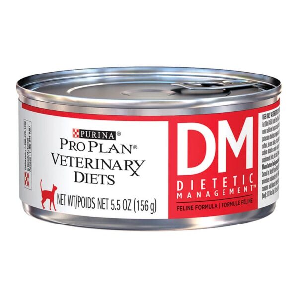 Purina Pro Plan Veterinary Diets DM Dietetic Management Wet Cat Food 24 ...