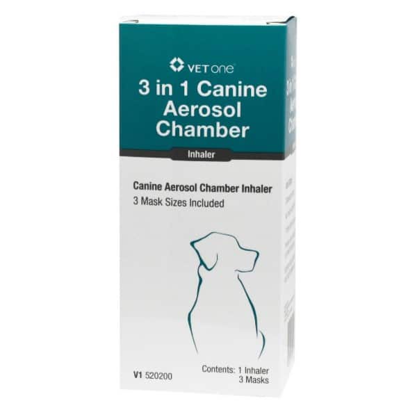VetOne 3 in 1 Canine Aerosol Chamber Inhaler with Masks | 1Family ...