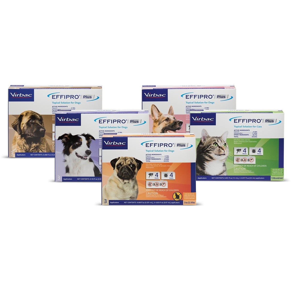 EFFIPRO Plus Flea & Tick Topical Solution for Dogs | 1Family 1Health ...